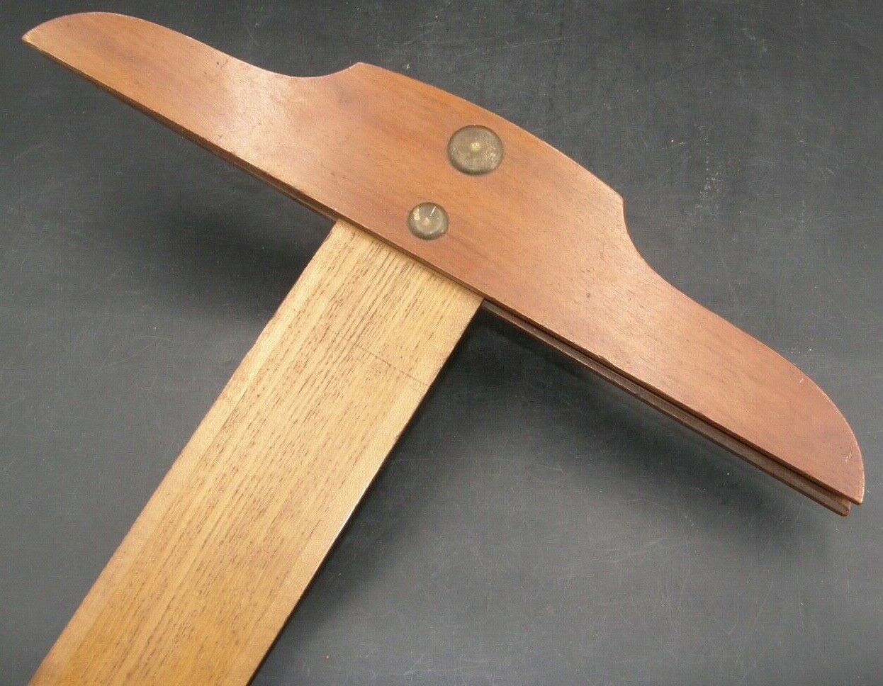 =SOLD= 0034:: 1930s T-Square 42"L mahogany wood, by Keuffel & Esser ...