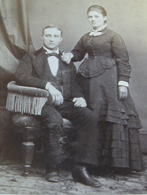 3072:: CDV 1870s Studio Portrait of a Victorian Couple by photographer ...